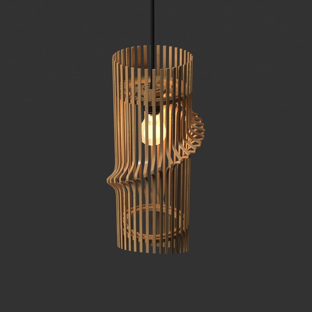 Twisted Lamp 3D - TurboSquid 1573647