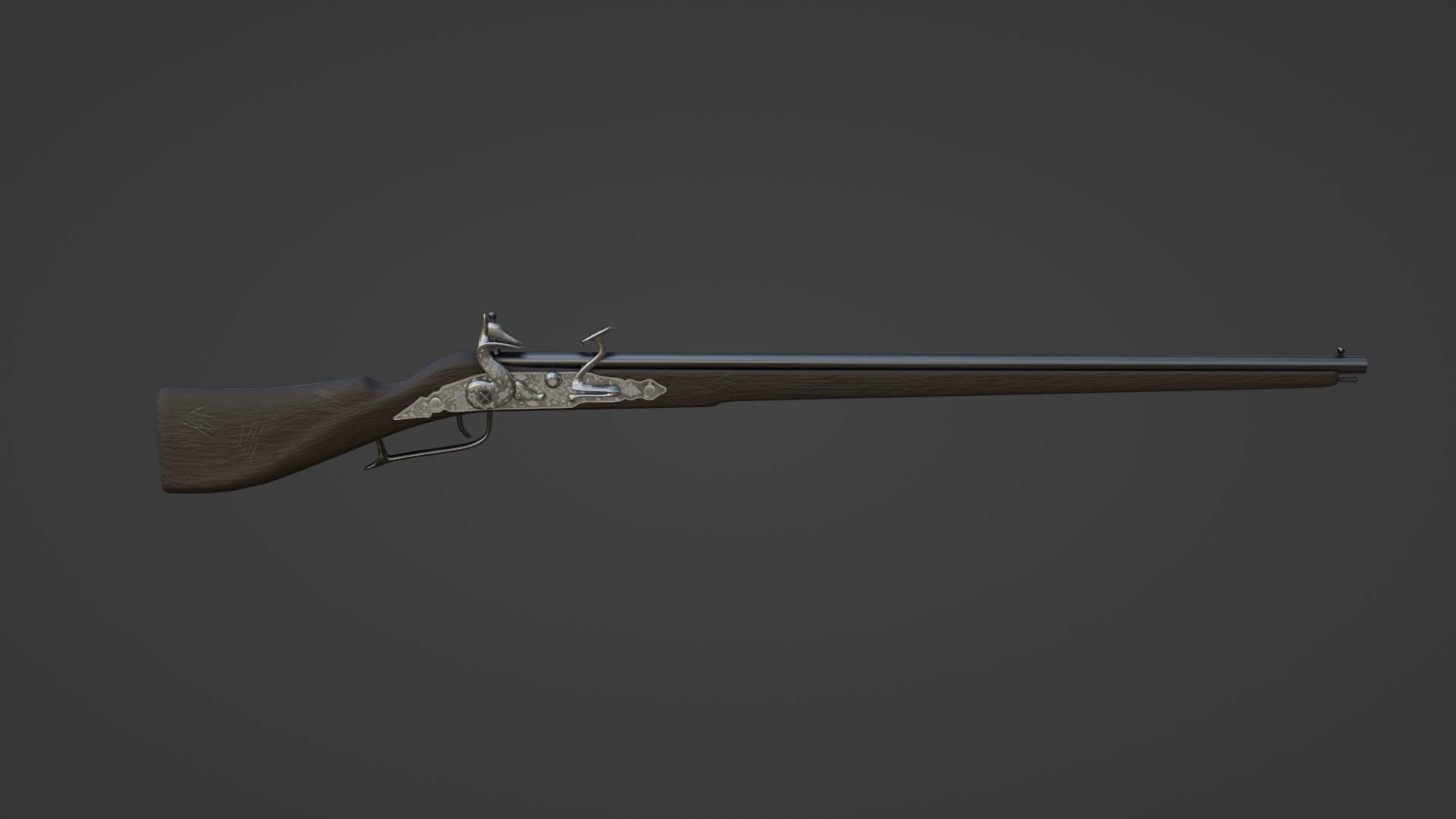 3D Model 1598 Snaphaunce Rifle - TurboSquid 1960554