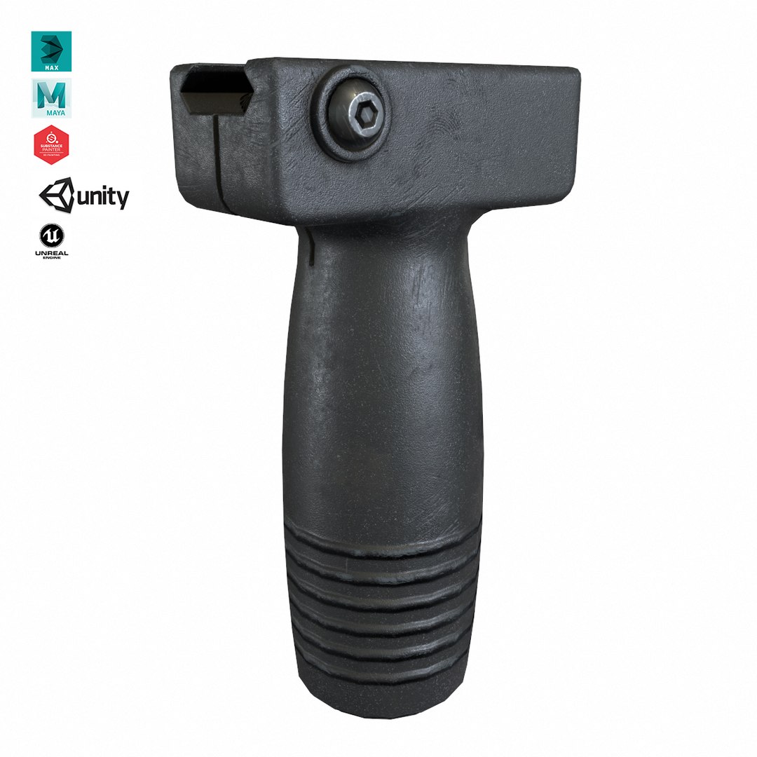 3D Model Vertical Foregrip - TurboSquid 1404409