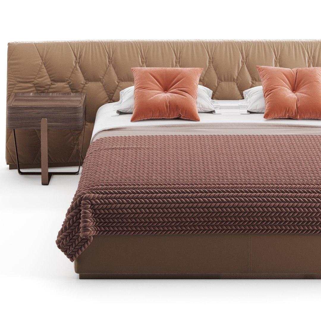 Ulivi Salotti Cesar Bed 3D - TurboSquid 1753722