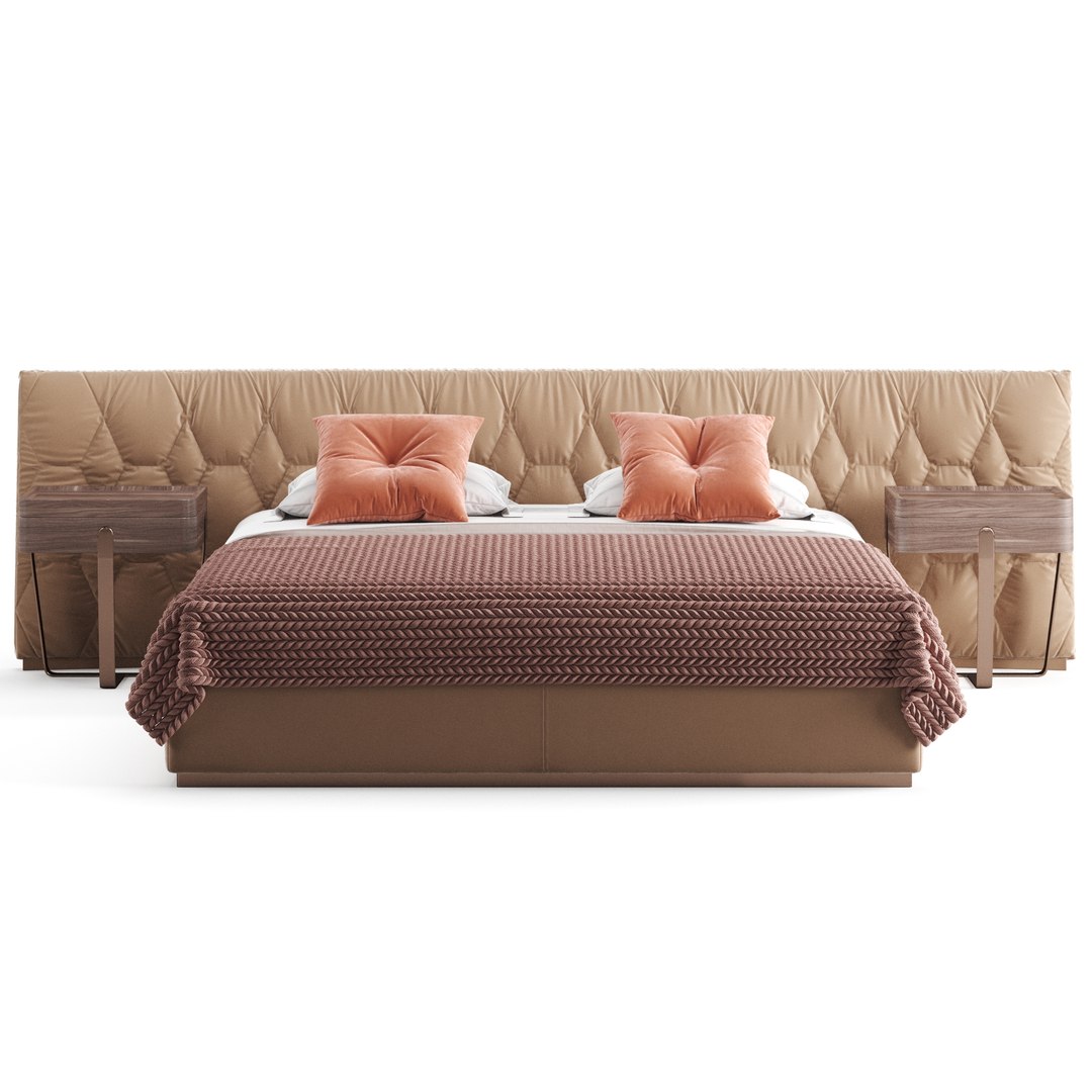 Ulivi Salotti Cesar Bed 3D - TurboSquid 1753722