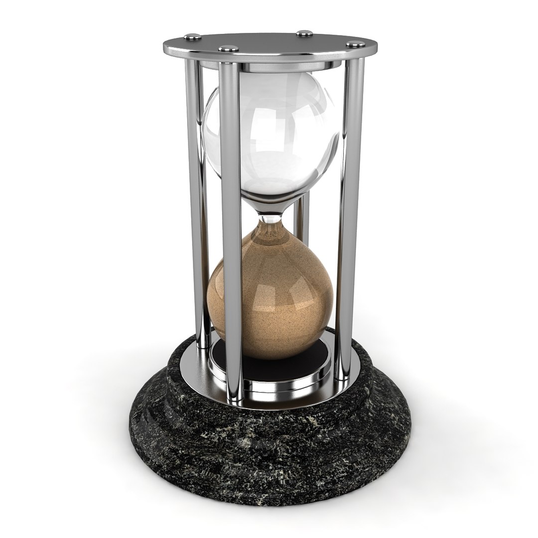 3d Model Hourglass Glass Hour