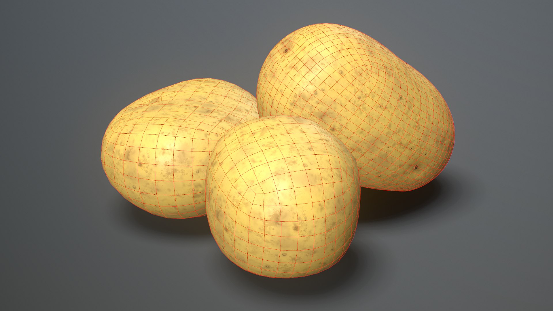 Potatoes 3 Included Model - TurboSquid 1607640