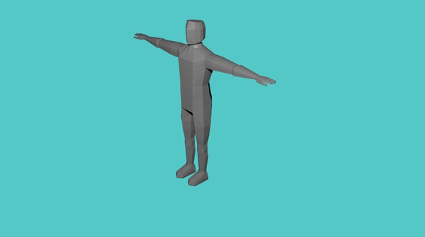 modelo 3d Low poly Human rigged - TurboSquid 1349784