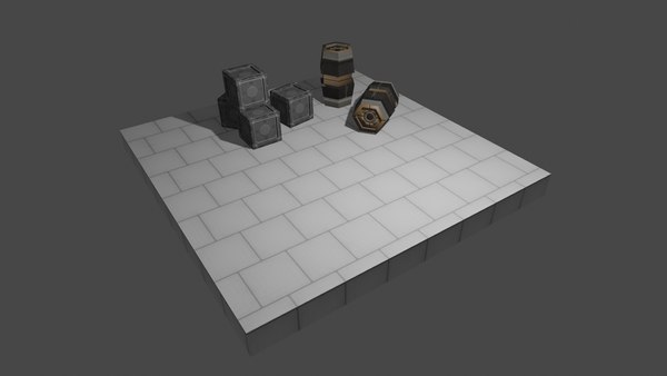 Sci-Fi Storage Clutter 3D model - TurboSquid 1891207