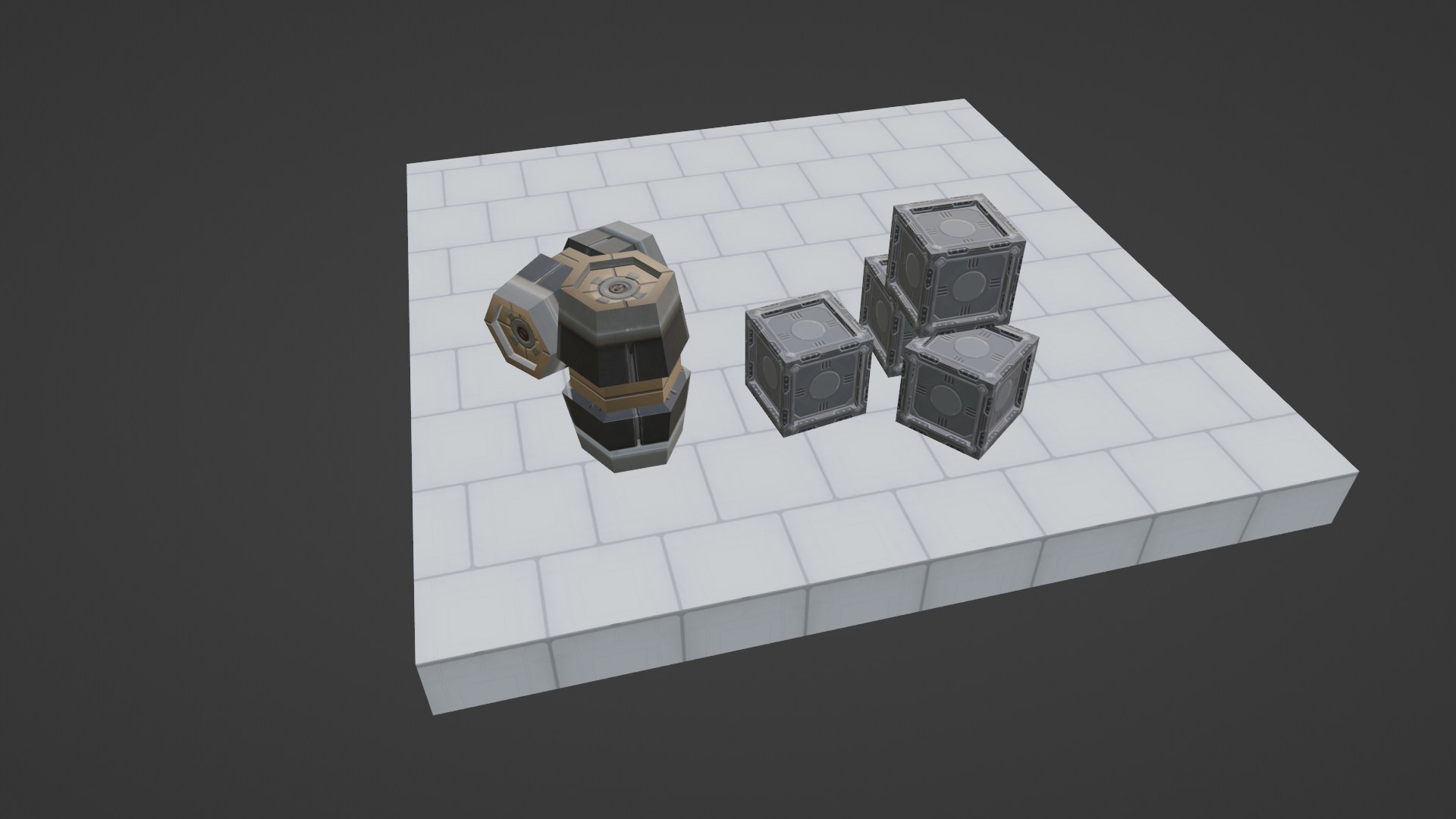 Sci-Fi Storage Clutter 3D Model - TurboSquid 1891207