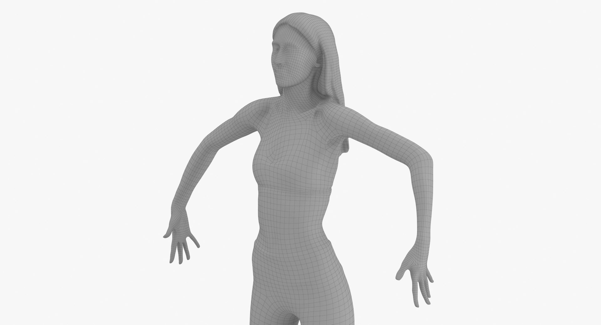 Anna Sport A Pose model - TurboSquid 2001565