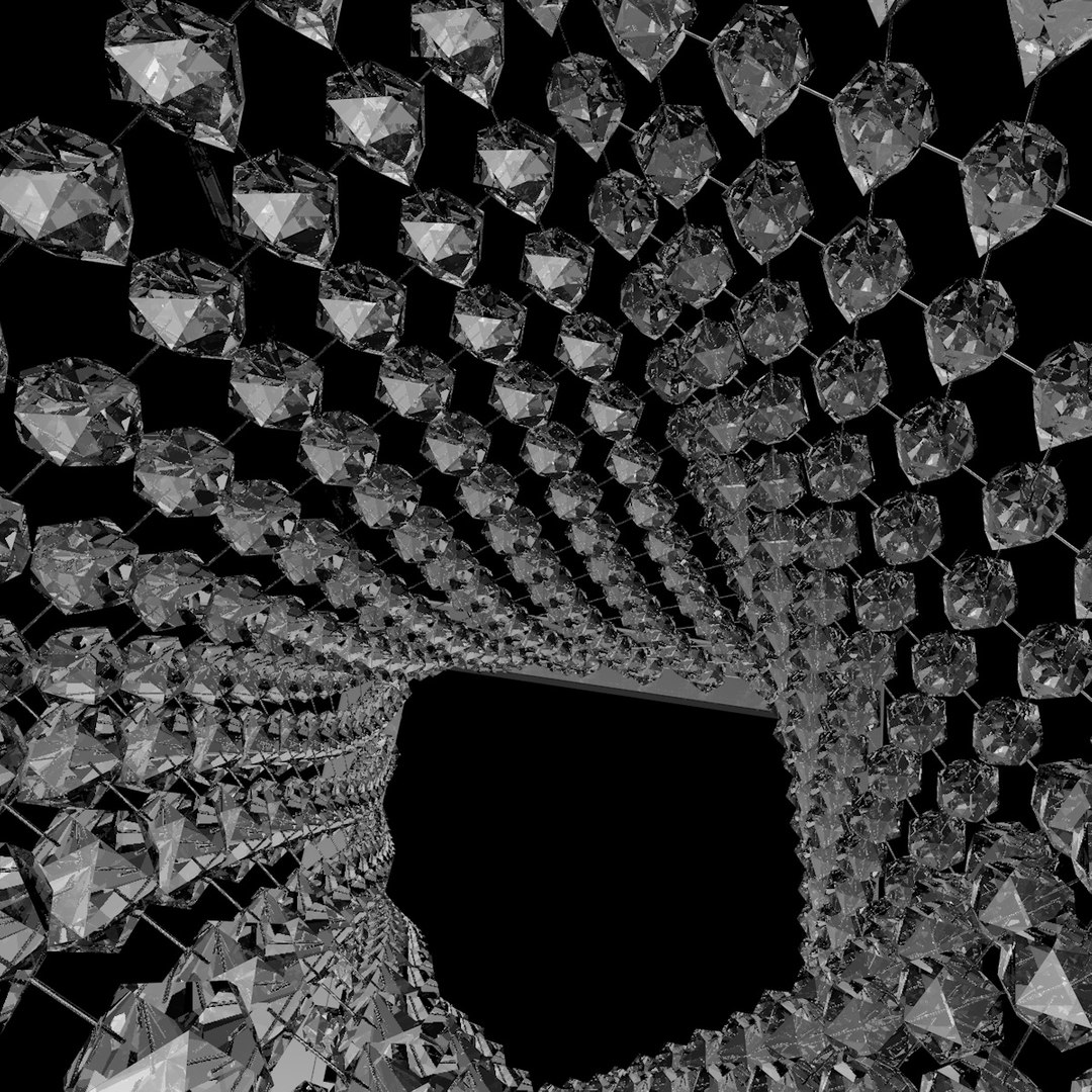 3d Model Vortex Diamands Lamp