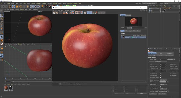 3D red apple scan pbr model - TurboSquid 1693811