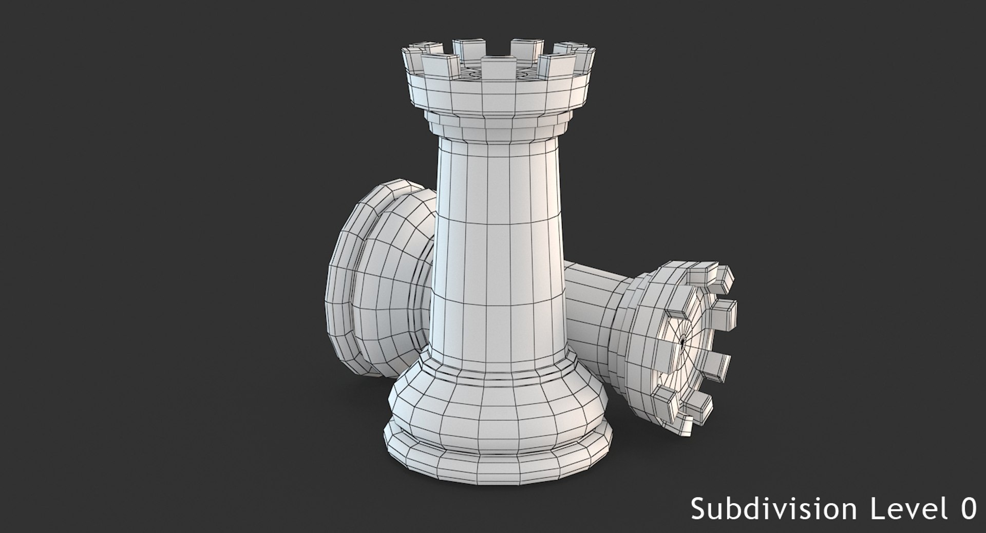 3D Chessmen Rook Chess Piece Model - TurboSquid 1431177