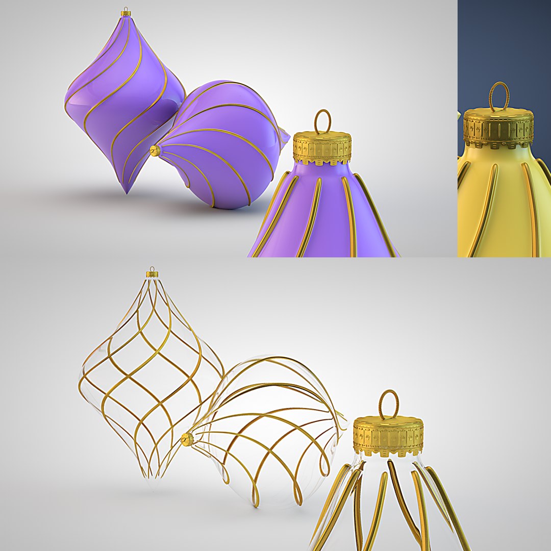 Christmas Decoration 3d C4d