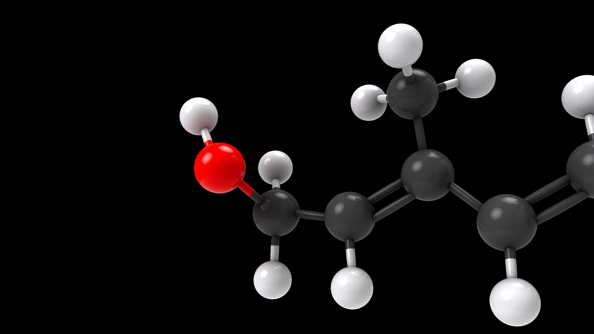 3D Vitamin A Molecular Structure - TurboSquid 2192936