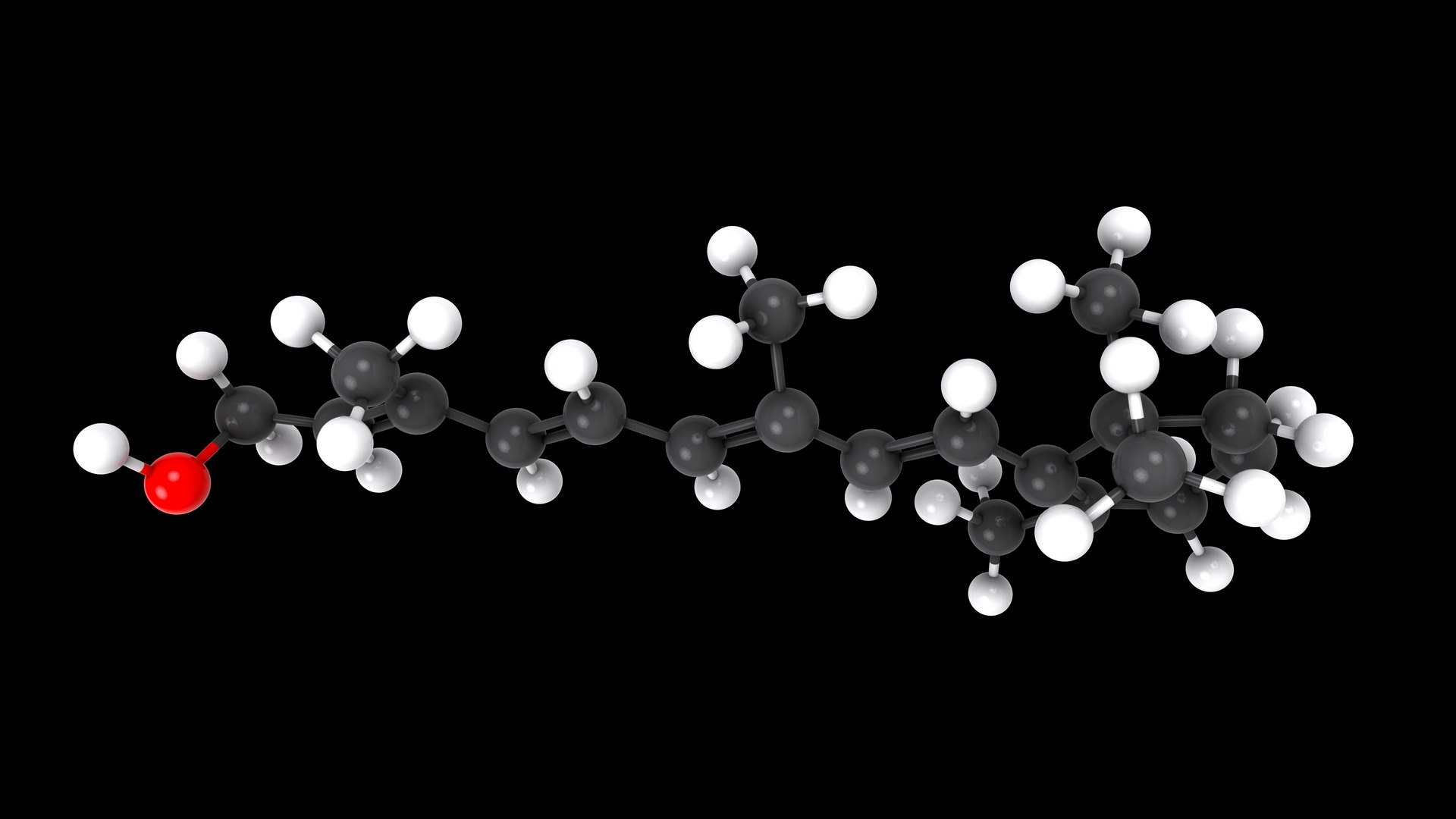 3D Vitamin A Molecular Structure - TurboSquid 2192936
