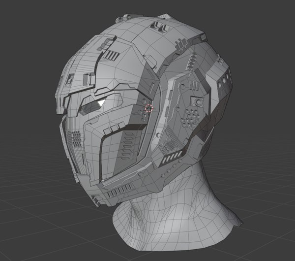 Sci-fi Helmet 3D model - TurboSquid 1778274
