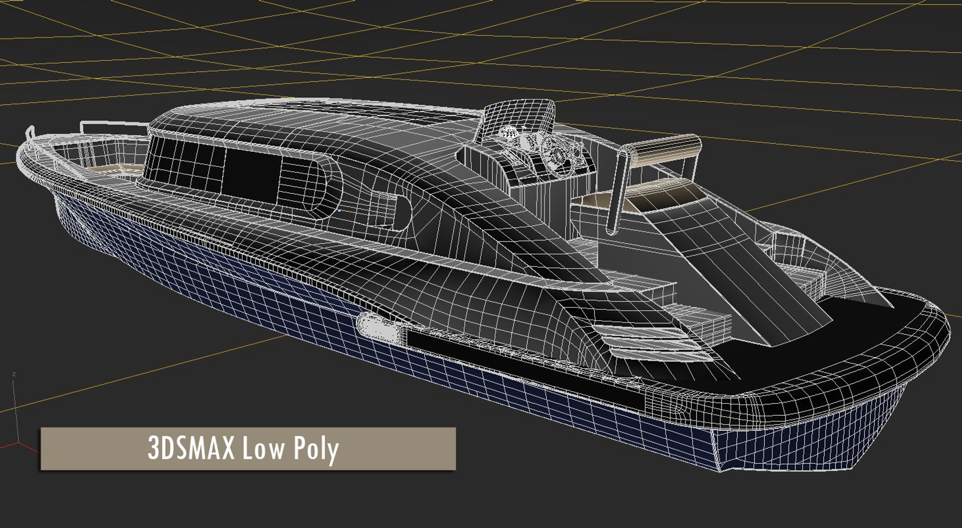 3d tender taxi model