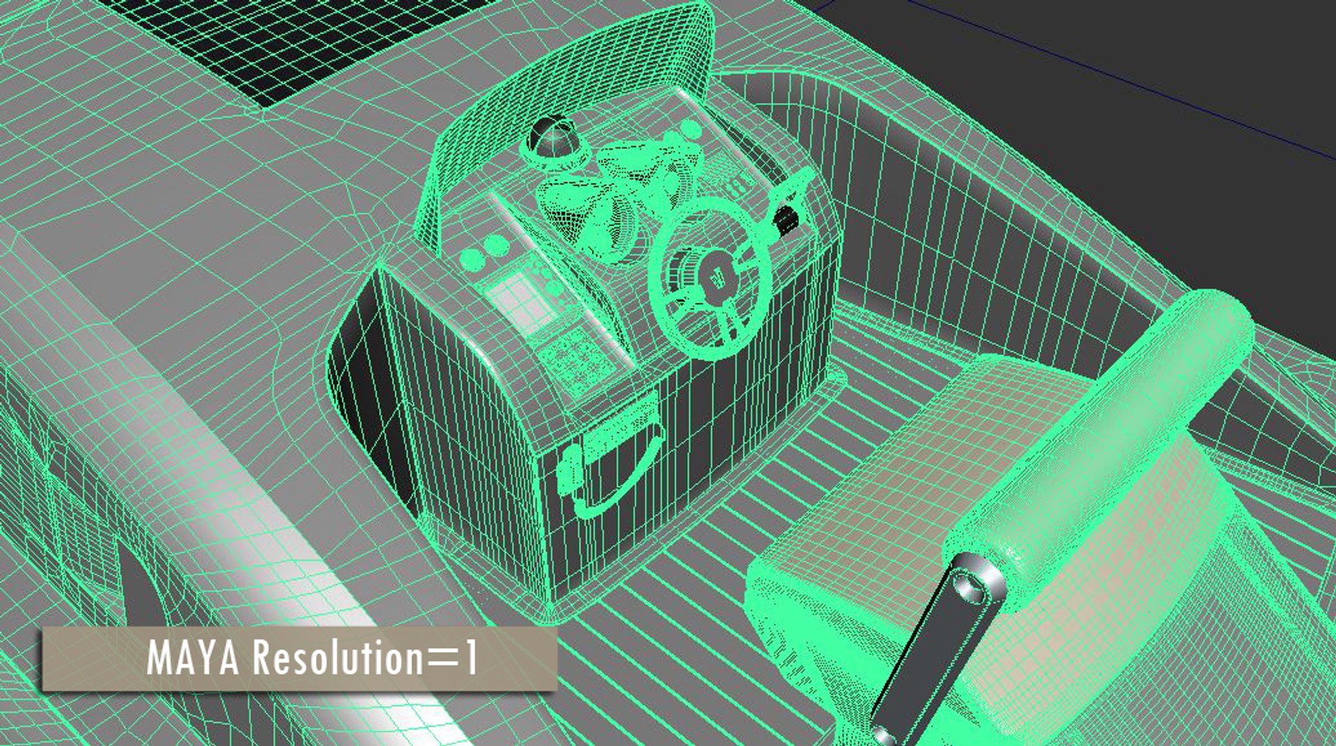 3d tender taxi model