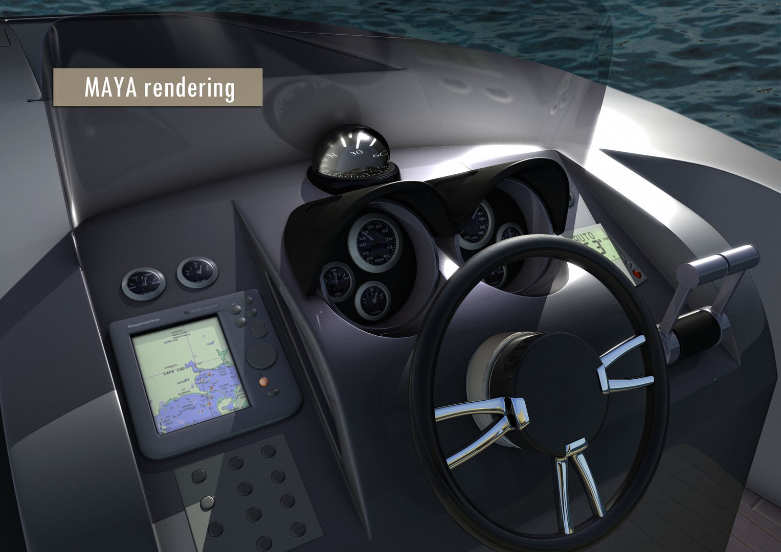 3d tender taxi model