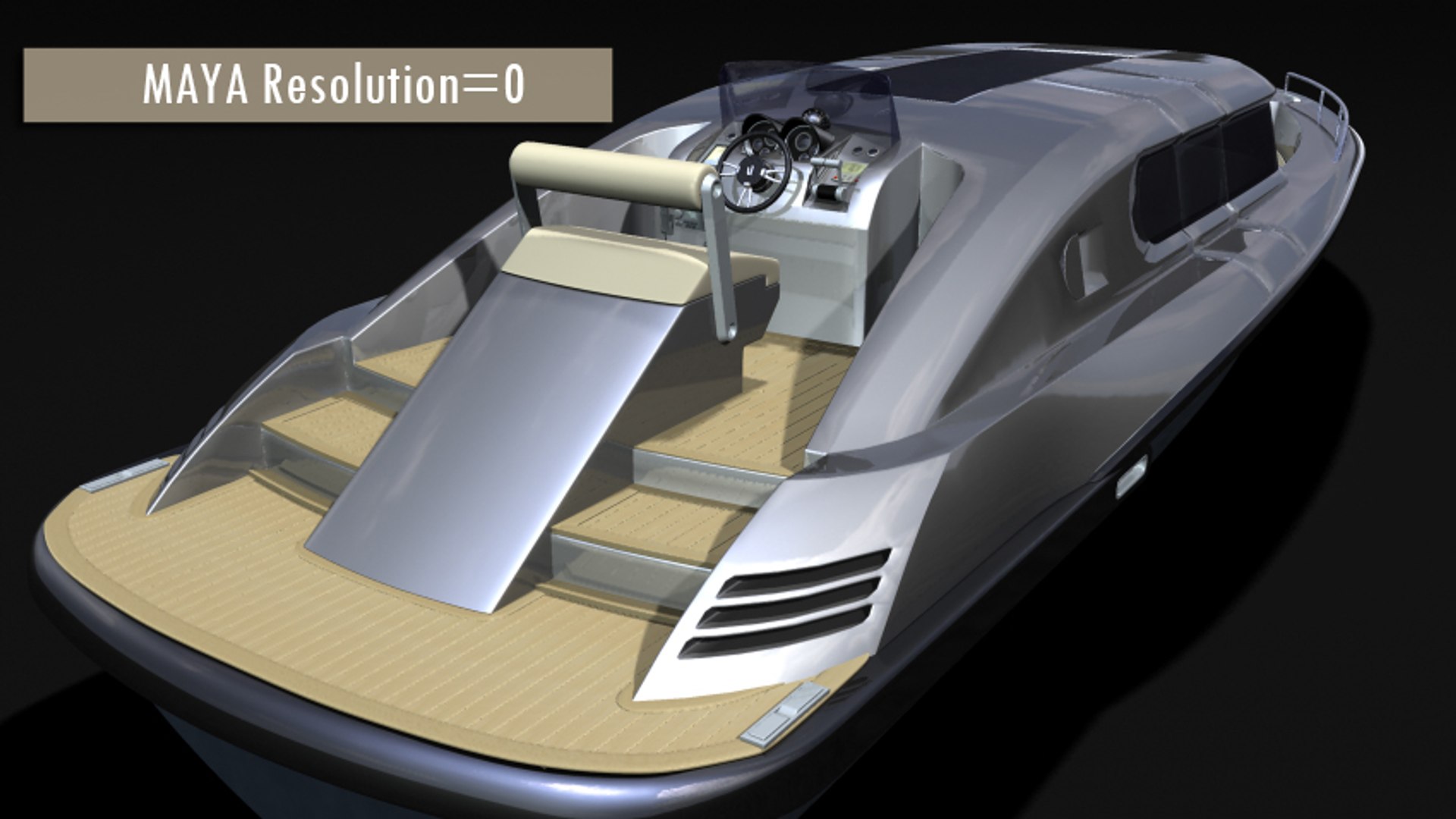 3d tender taxi model