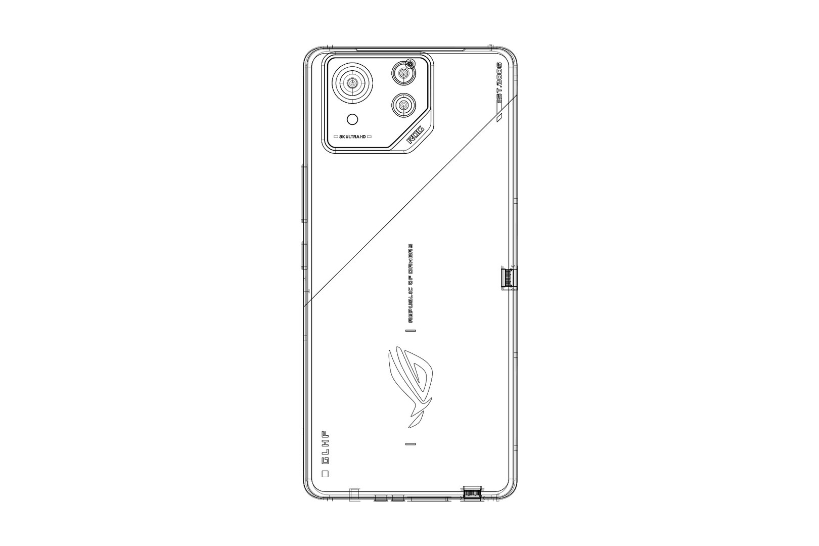 3D ASUS ROG Phone 8 - TurboSquid 2237352