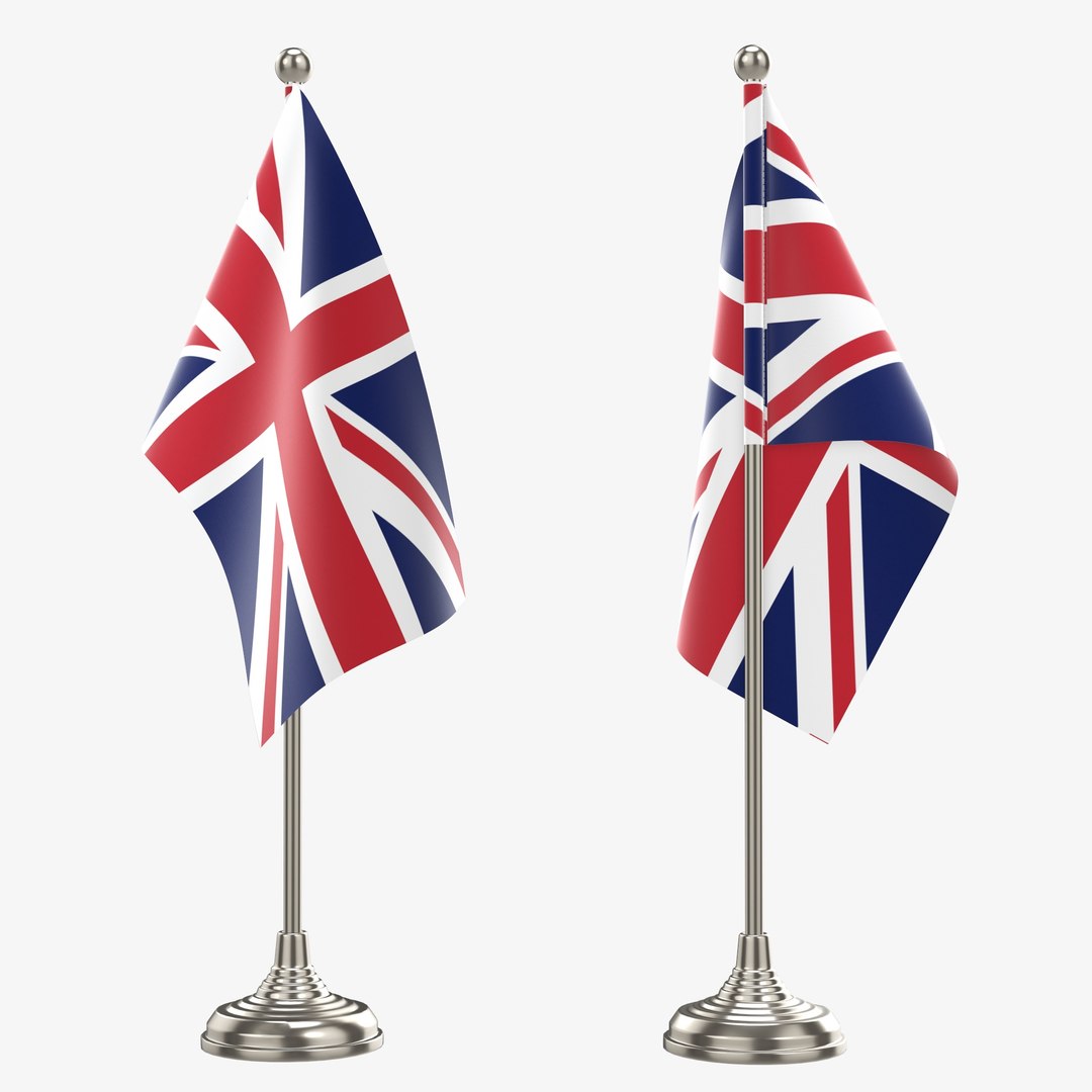 Decorative desk flag 3D - TurboSquid 1697846
