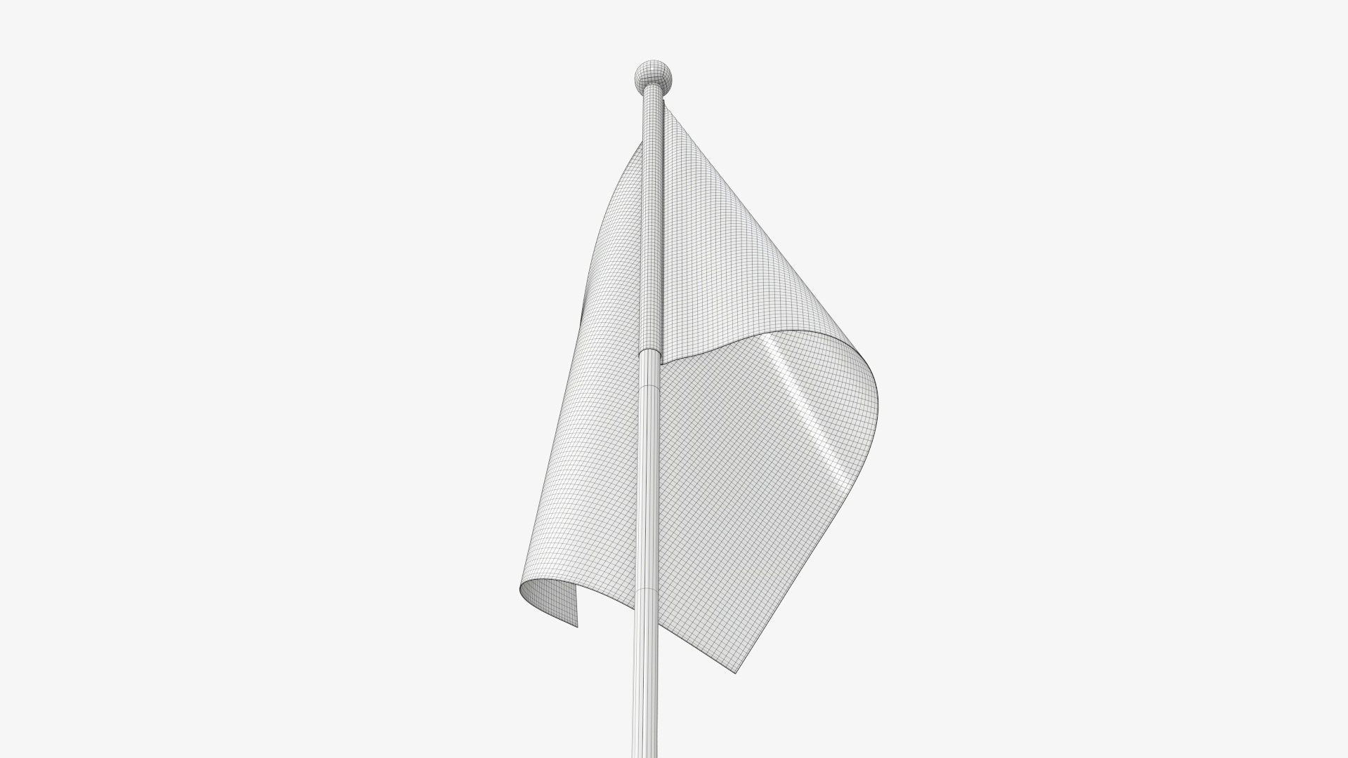Decorative Desk Flag 3D - TurboSquid 1697846