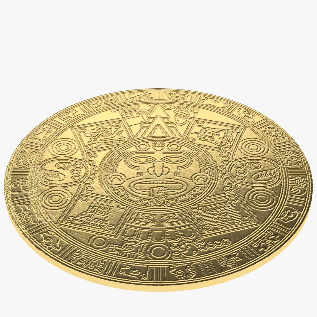 Pre columbian gold coins 3D model - TurboSquid 1153431