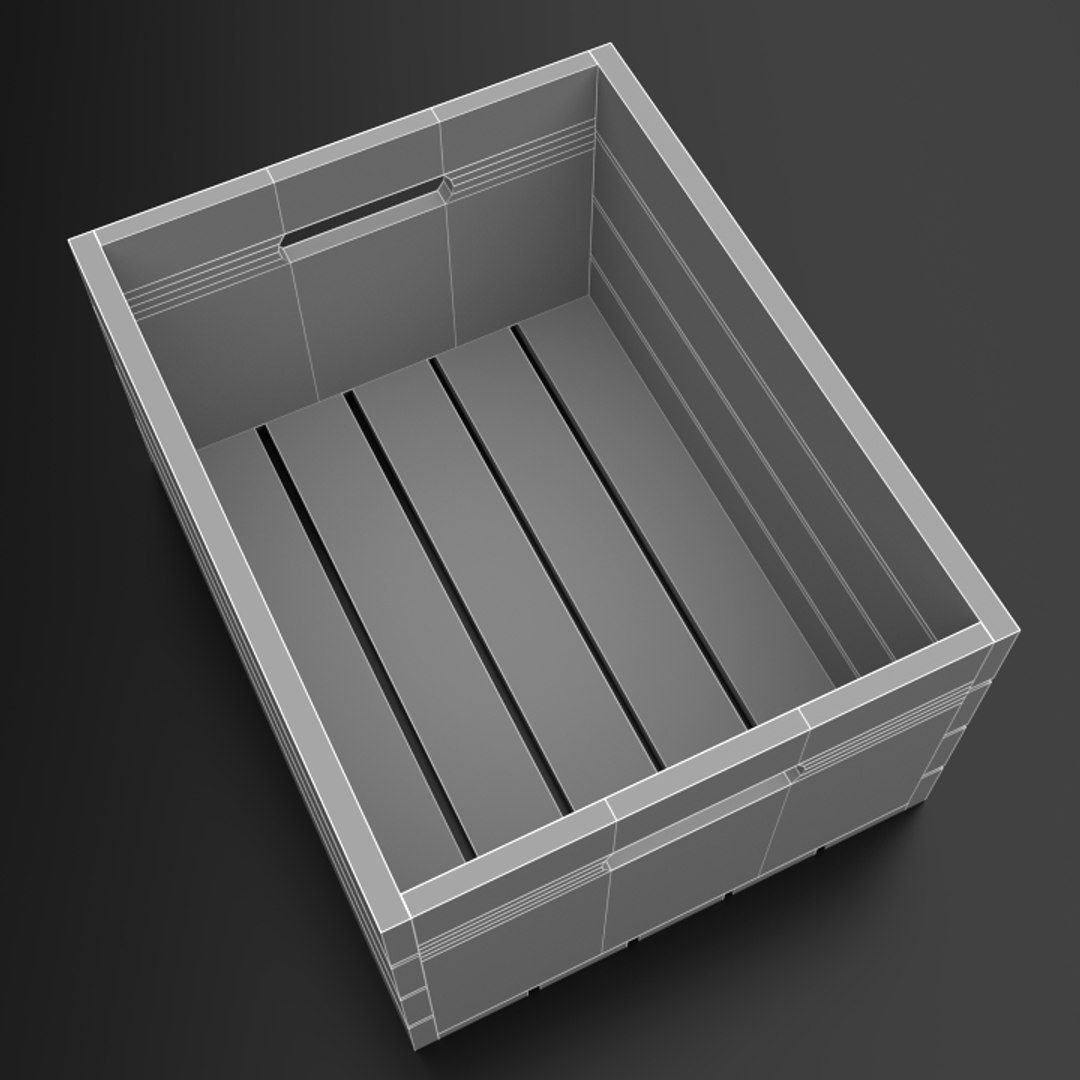 Crate Pallet Tarp Obj