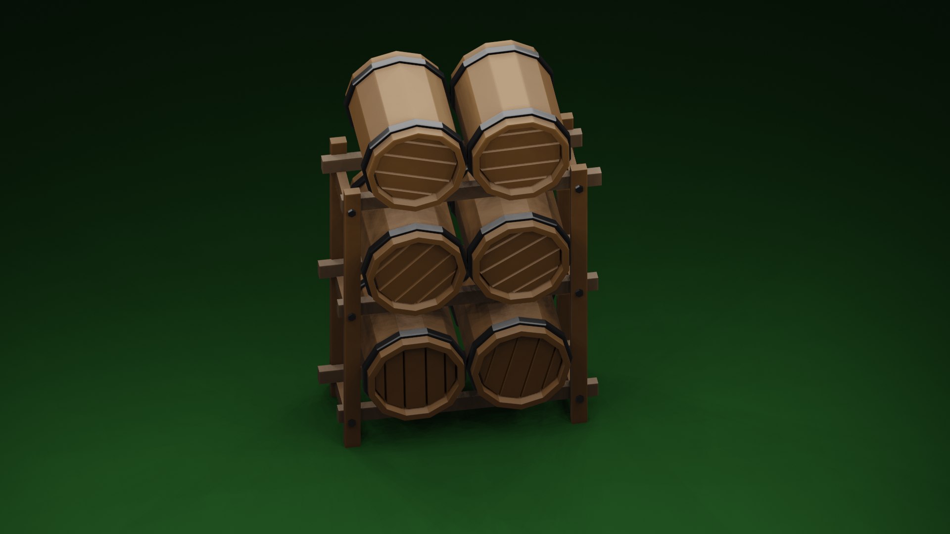 LOW POLY BARRELS 3D Model - TurboSquid 1978612
