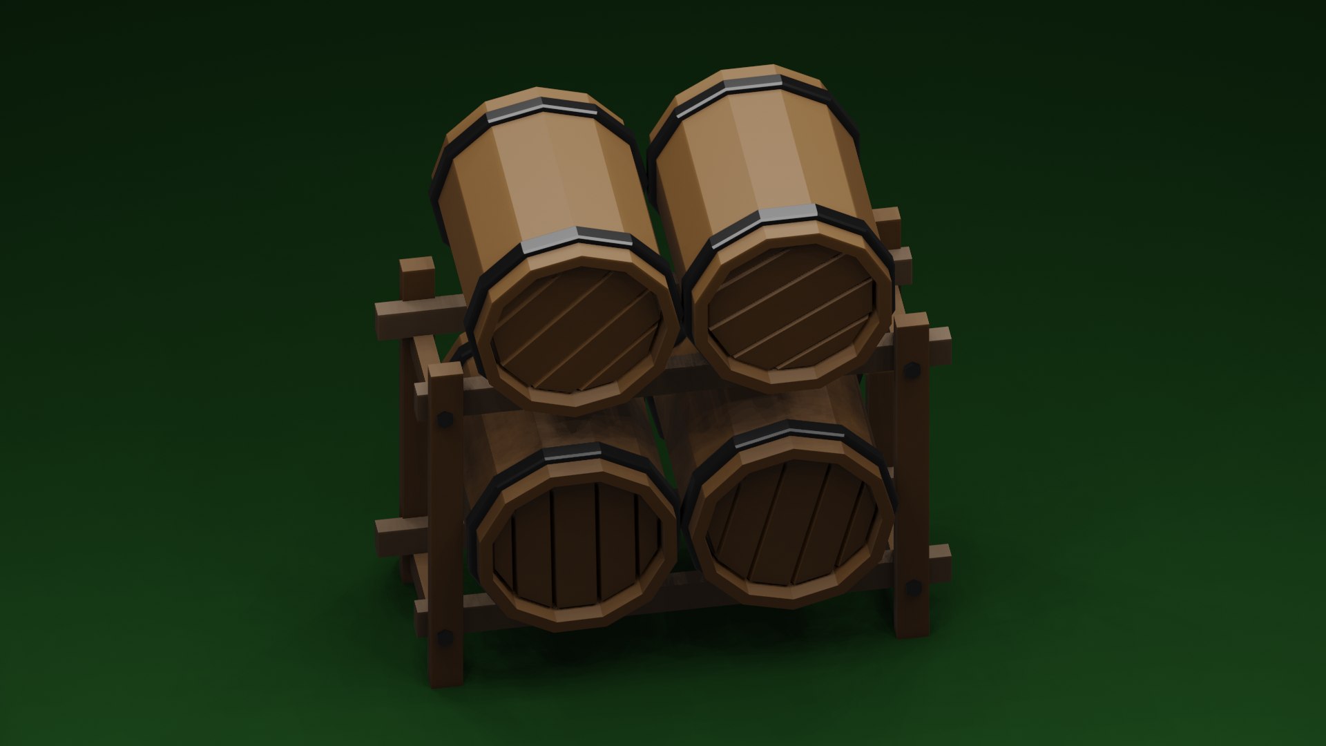 LOW POLY BARRELS 3D Model - TurboSquid 1978612