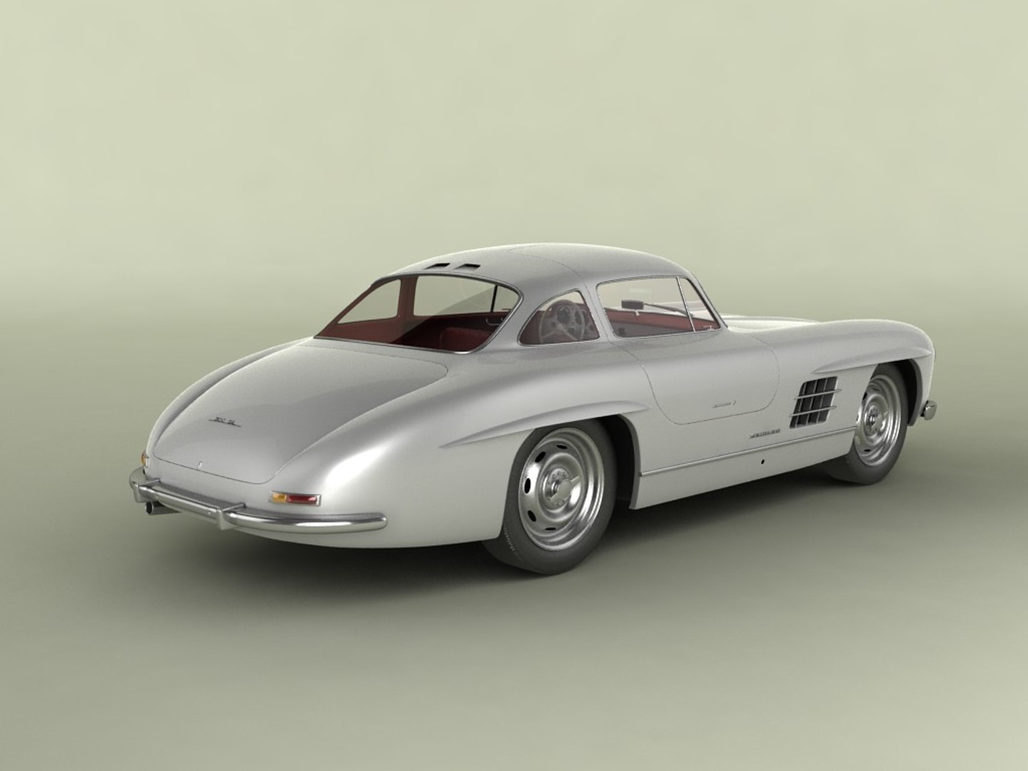 3d Model 300sl Gullwing