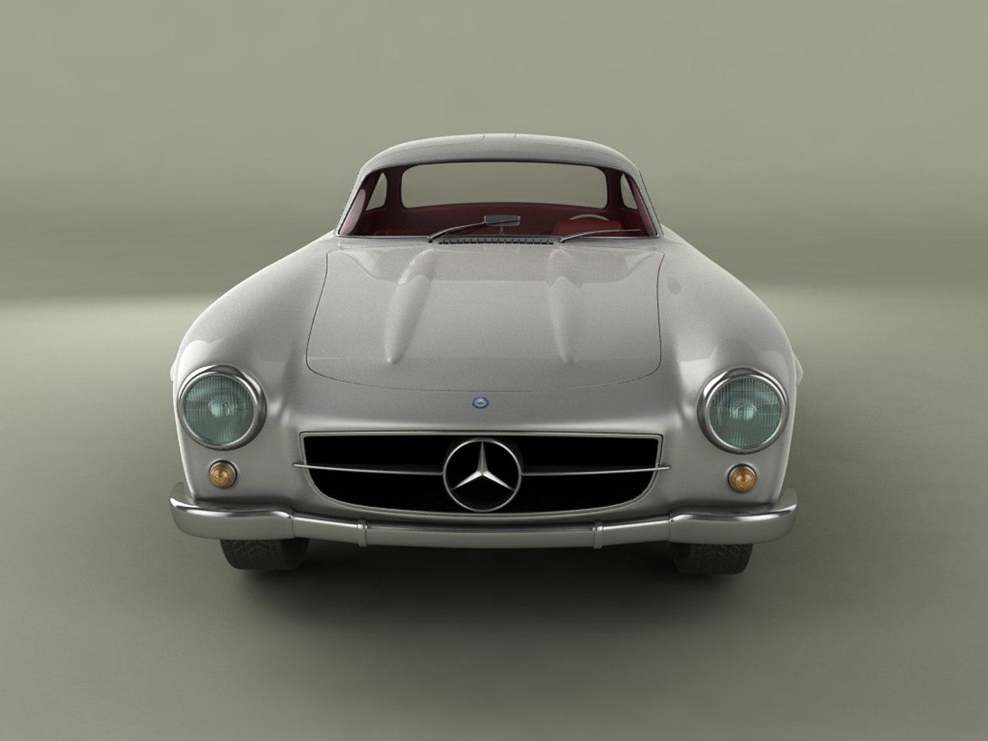 3d Model 300sl Gullwing