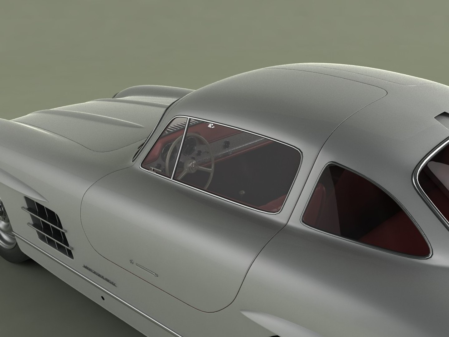 3d Model 300sl Gullwing