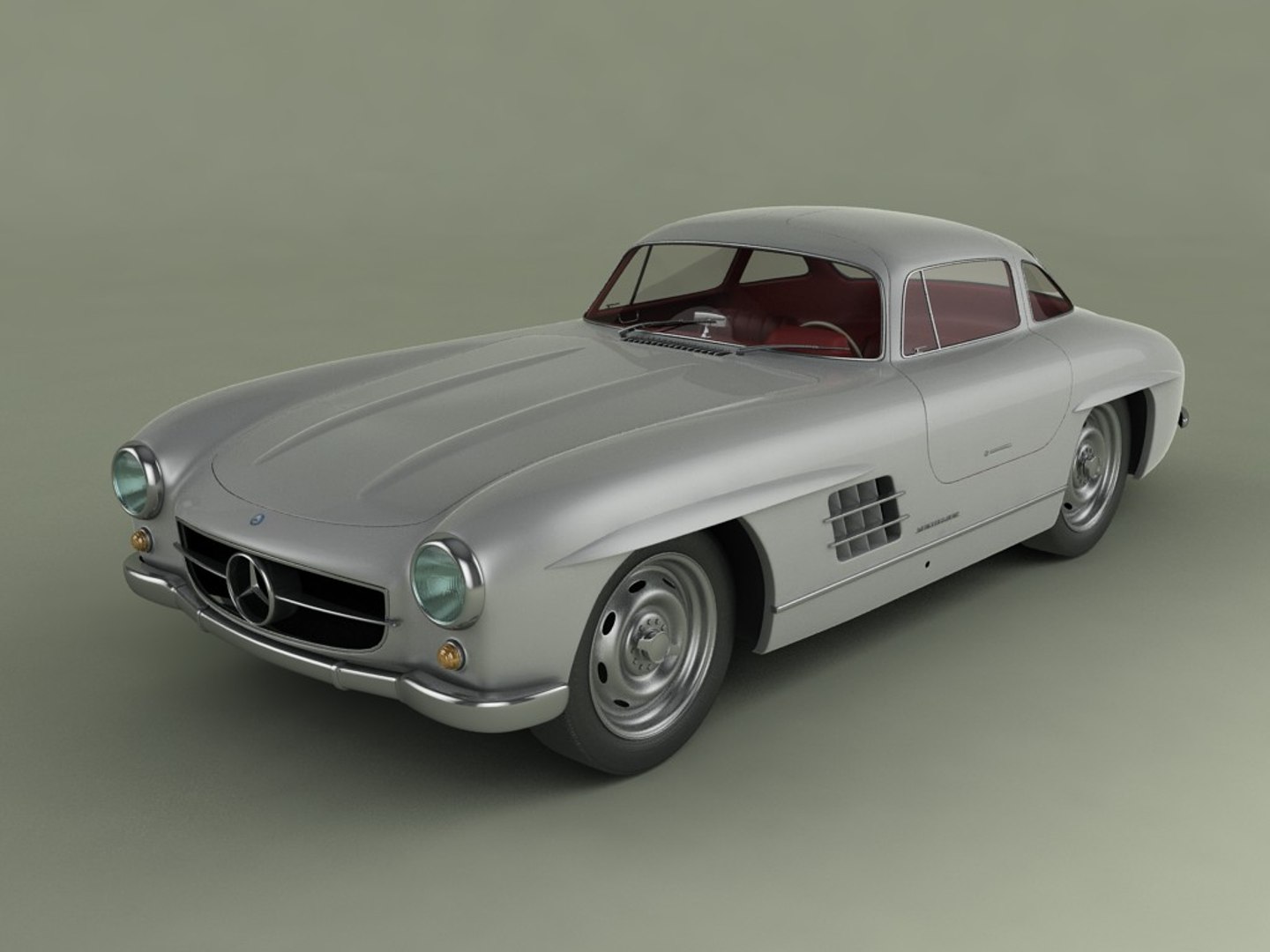 3d Model 300sl Gullwing