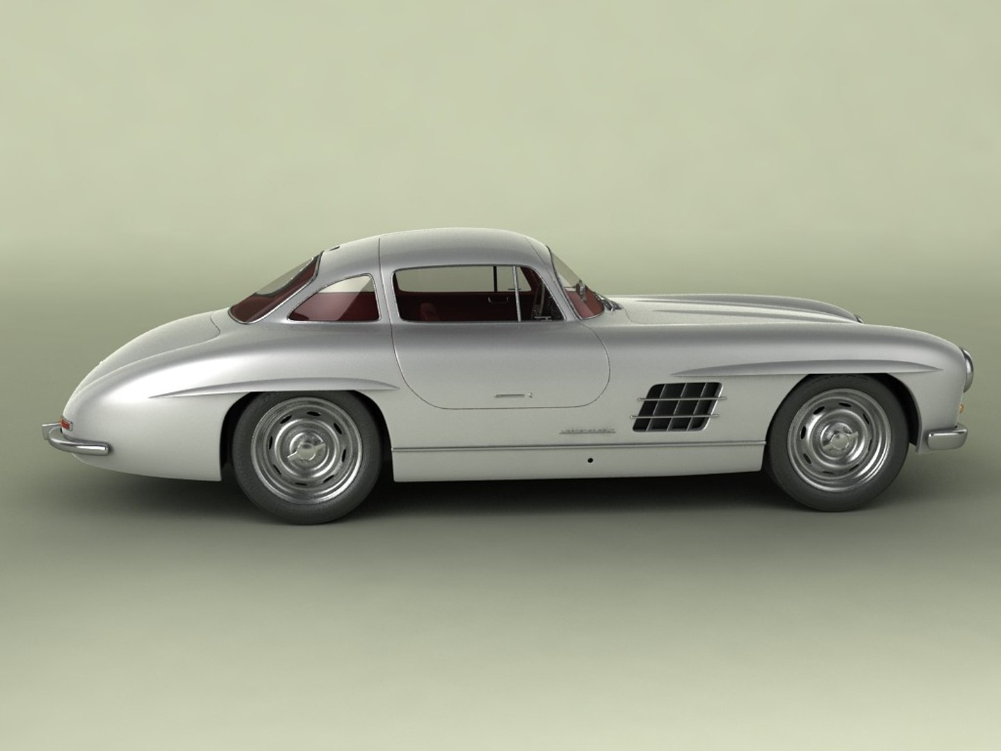 3d Model 300sl Gullwing