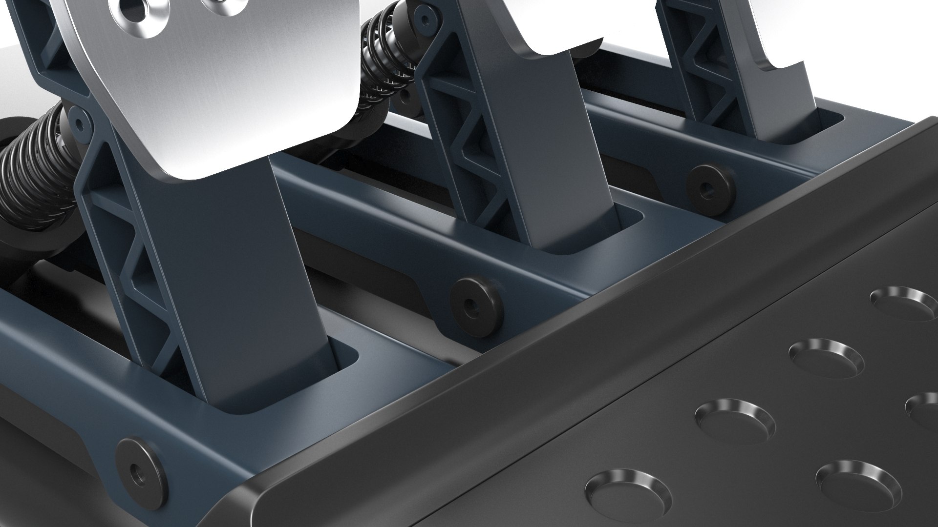 Gaming Steering Wheel With Pedals Model - TurboSquid 2009869