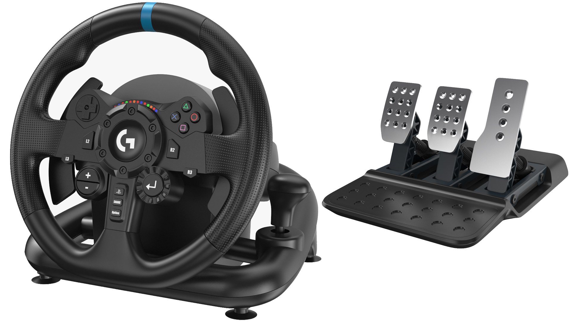 Gaming Steering Wheel With Pedals Model - TurboSquid 2009869