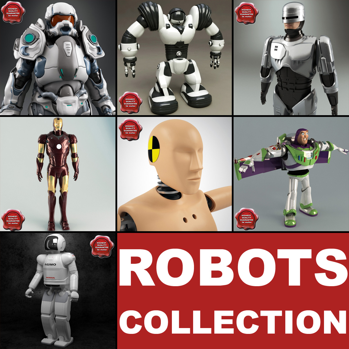 3d model robots v4