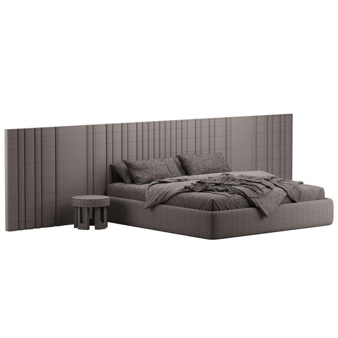Modi Bed 3D Model - TurboSquid 2520230