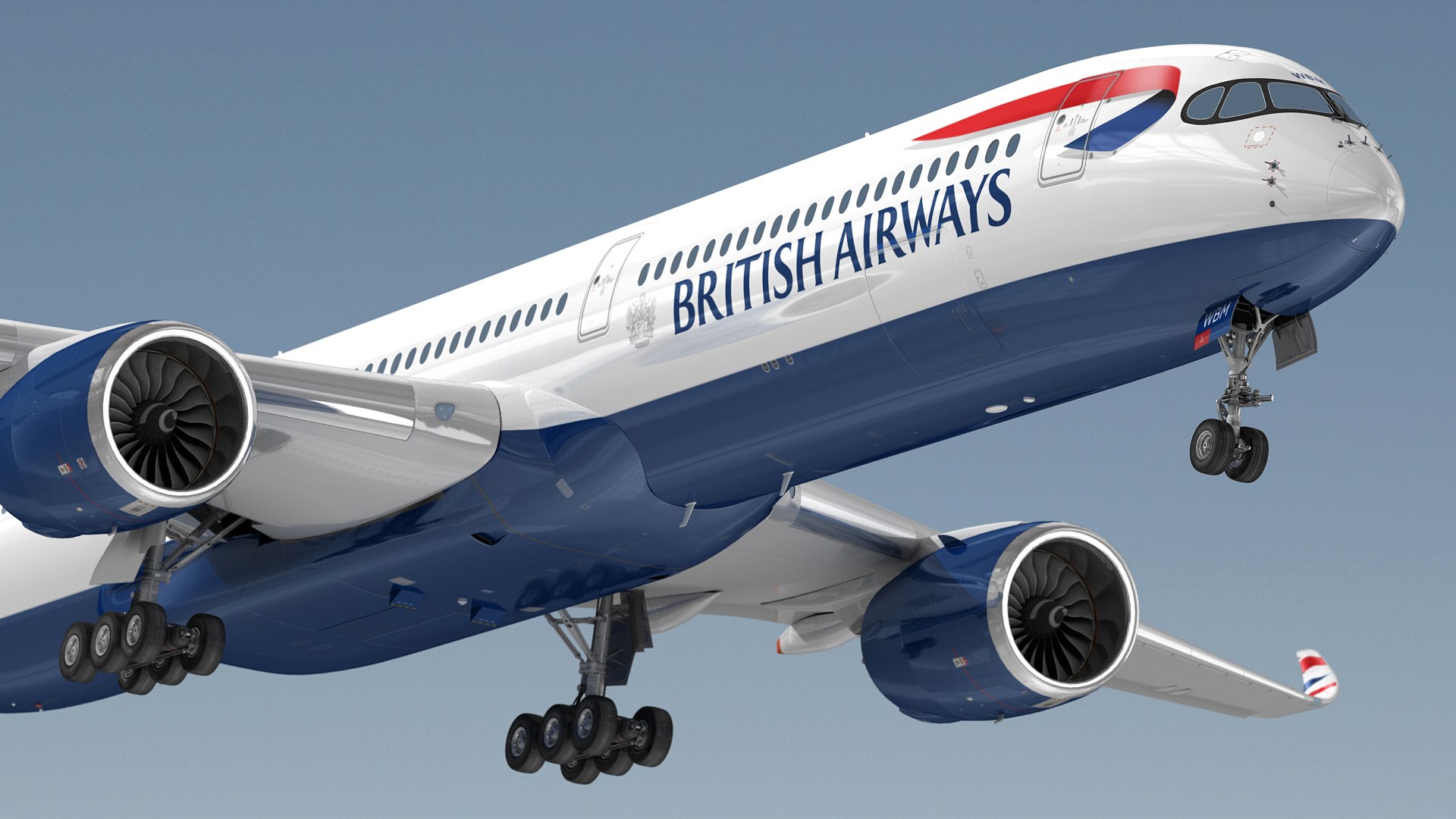 Airbus A350-1000 British Airways 3D - TurboSquid 1964634
