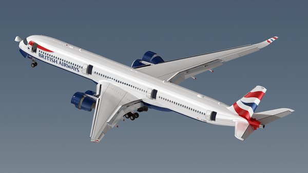 modèle 3D de Airbus A350-1000British Airways - TurboSquid 1964634