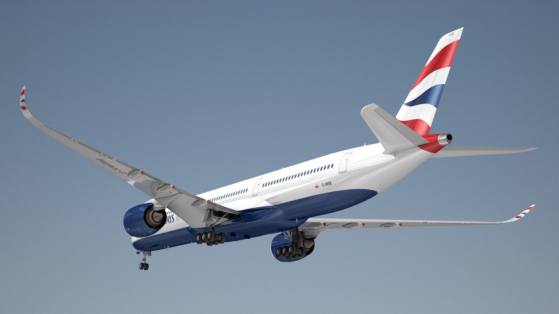 Airbus A350-1000 British Airways 3D - TurboSquid 1964634