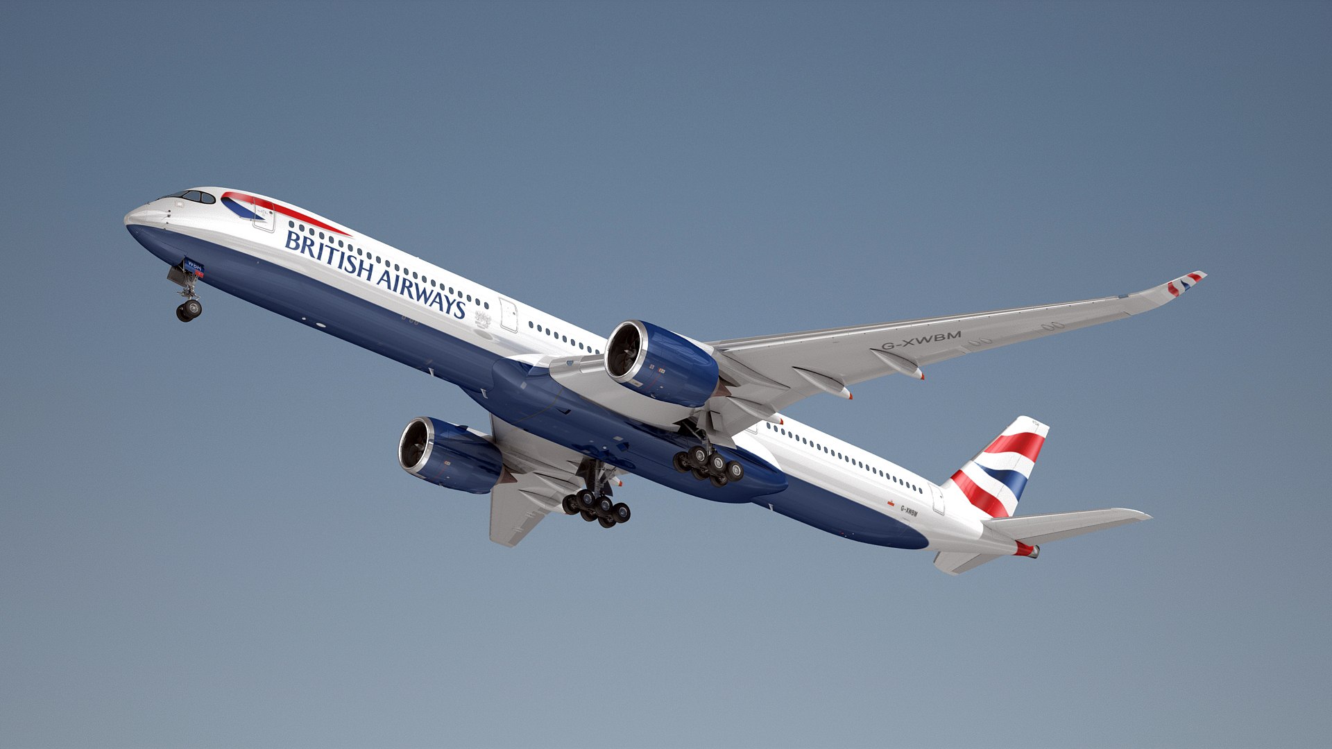 Airbus A350-1000 British Airways 3D - TurboSquid 1964634