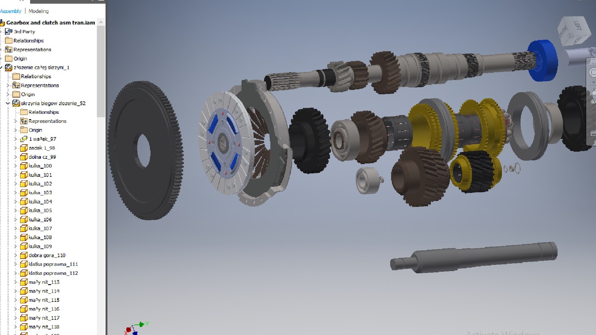 3D Clutch And Gearbox Car - TurboSquid 1800153