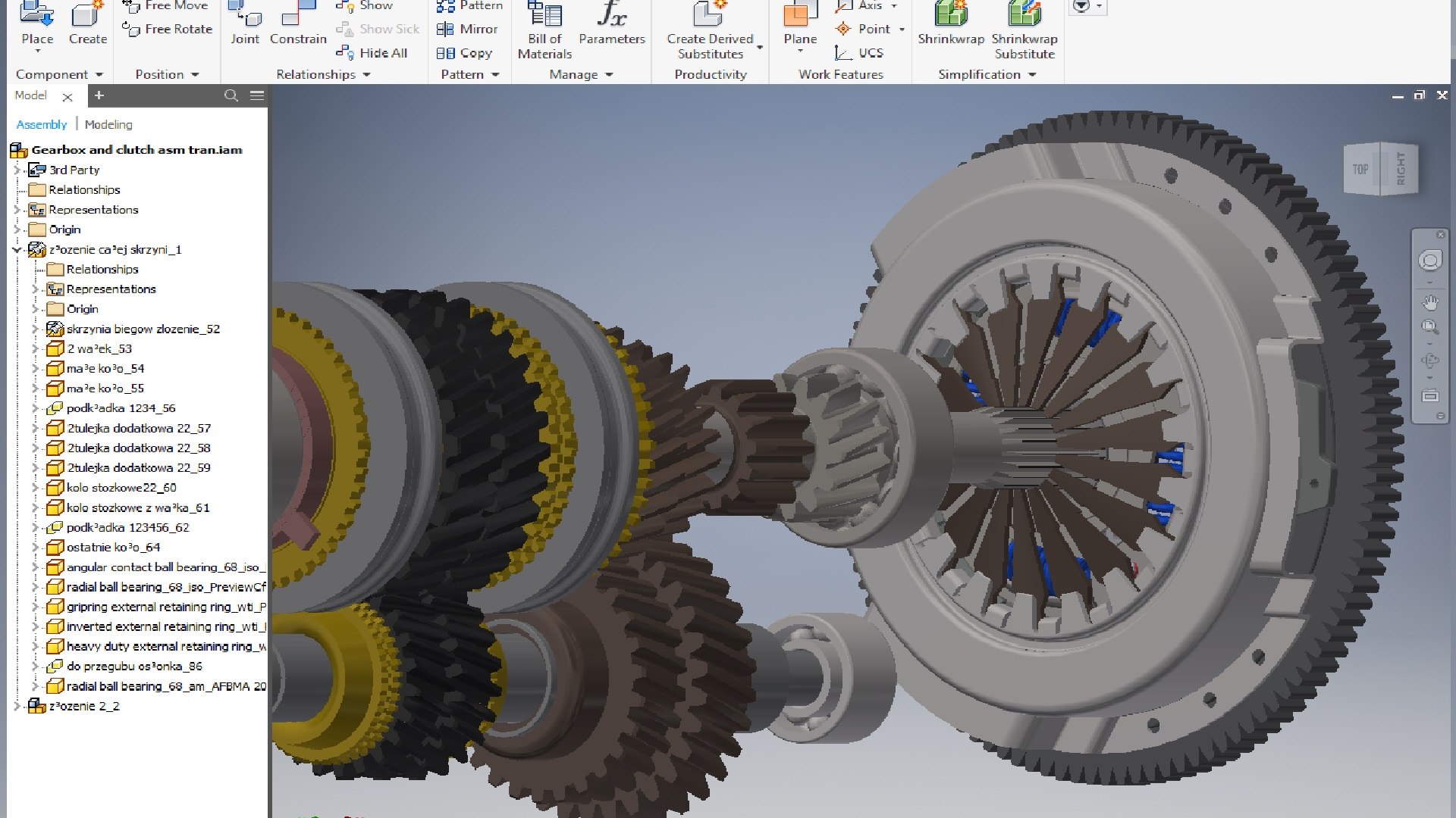3D Clutch And Gearbox Car - TurboSquid 1800153
