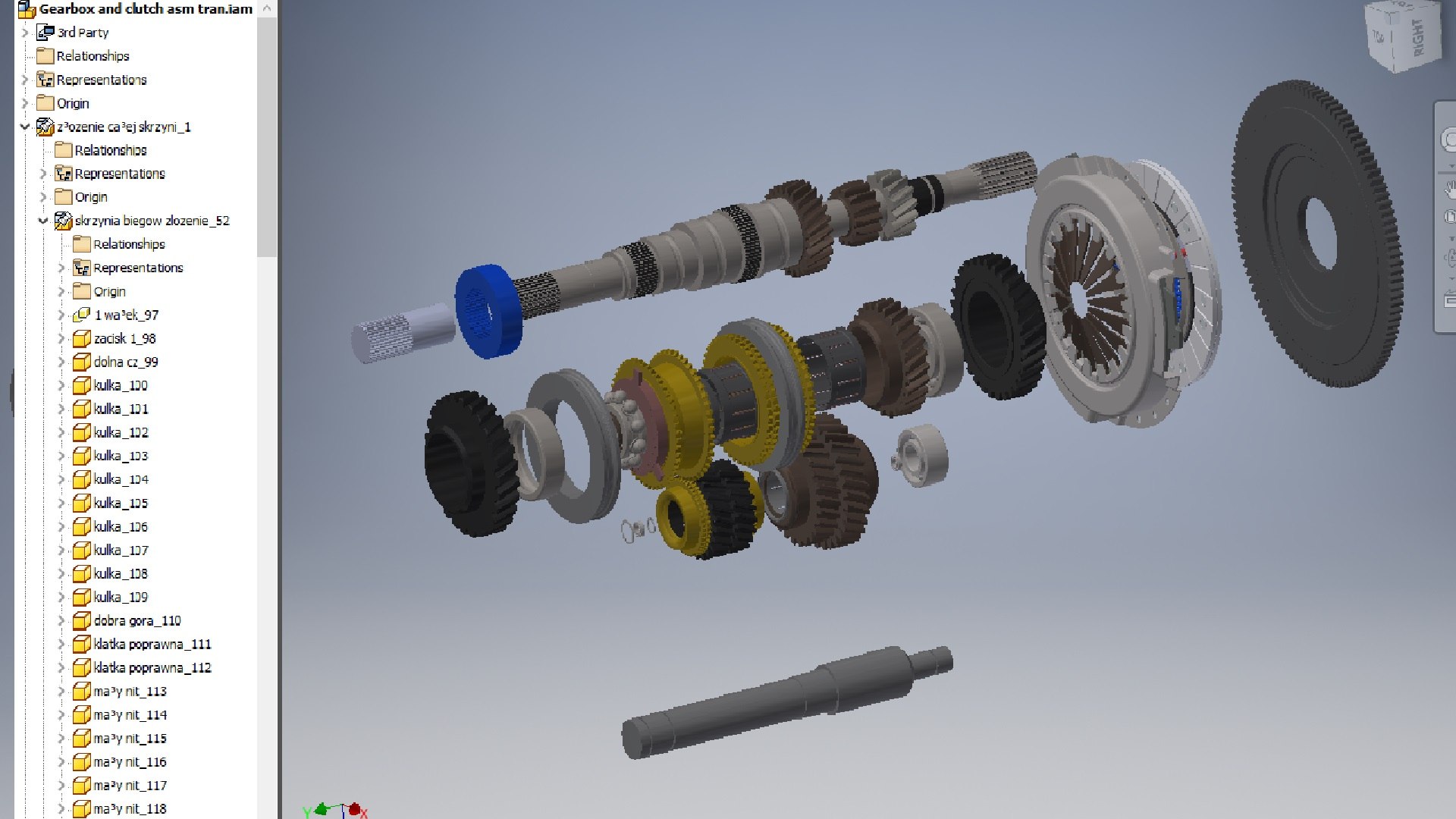 3D Clutch And Gearbox Car - TurboSquid 1800153