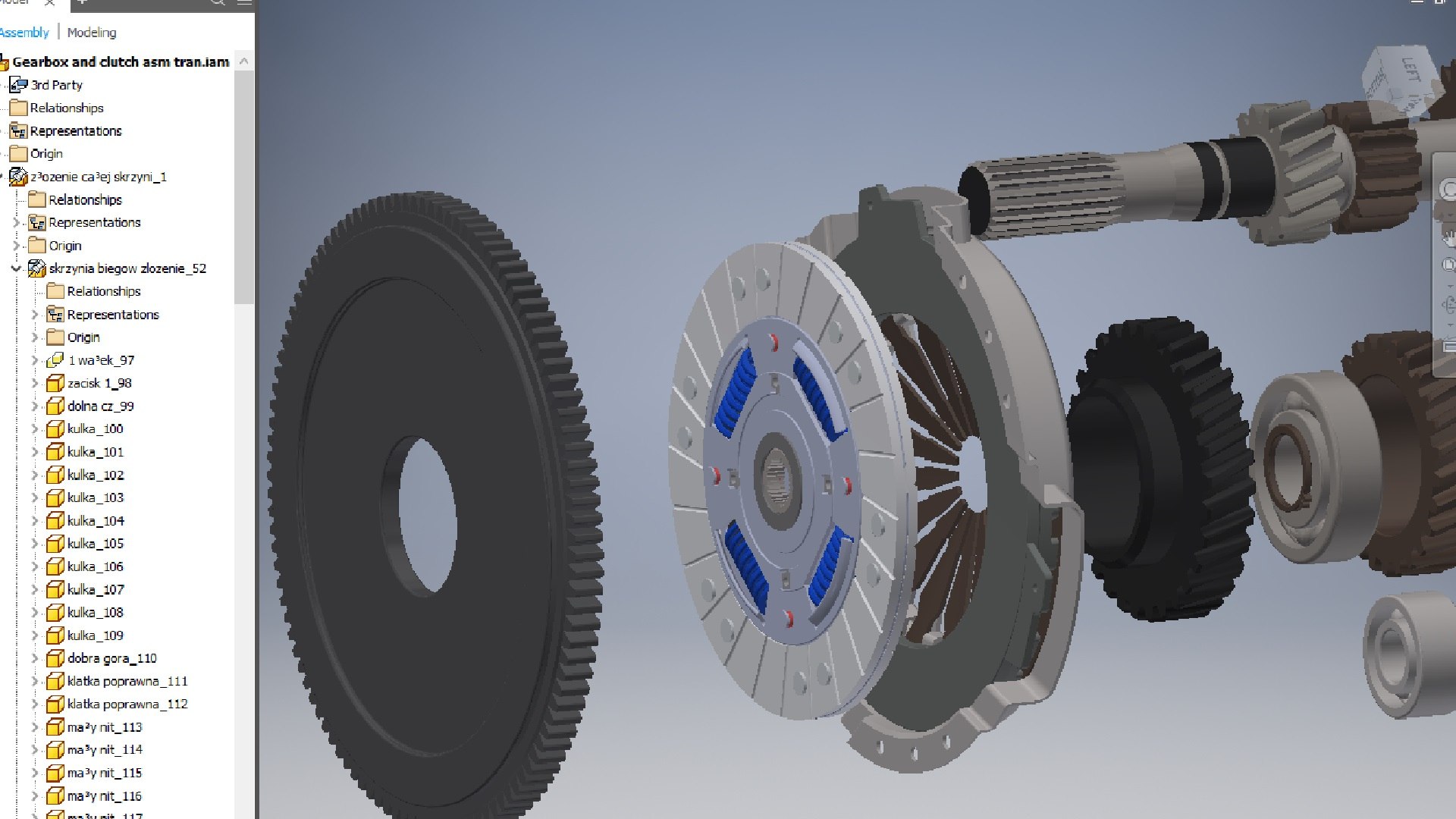 3D Clutch And Gearbox Car - TurboSquid 1800153