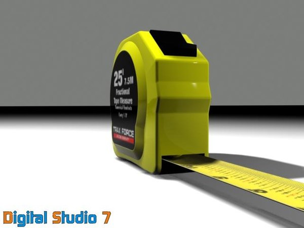 measuring tape 3d model