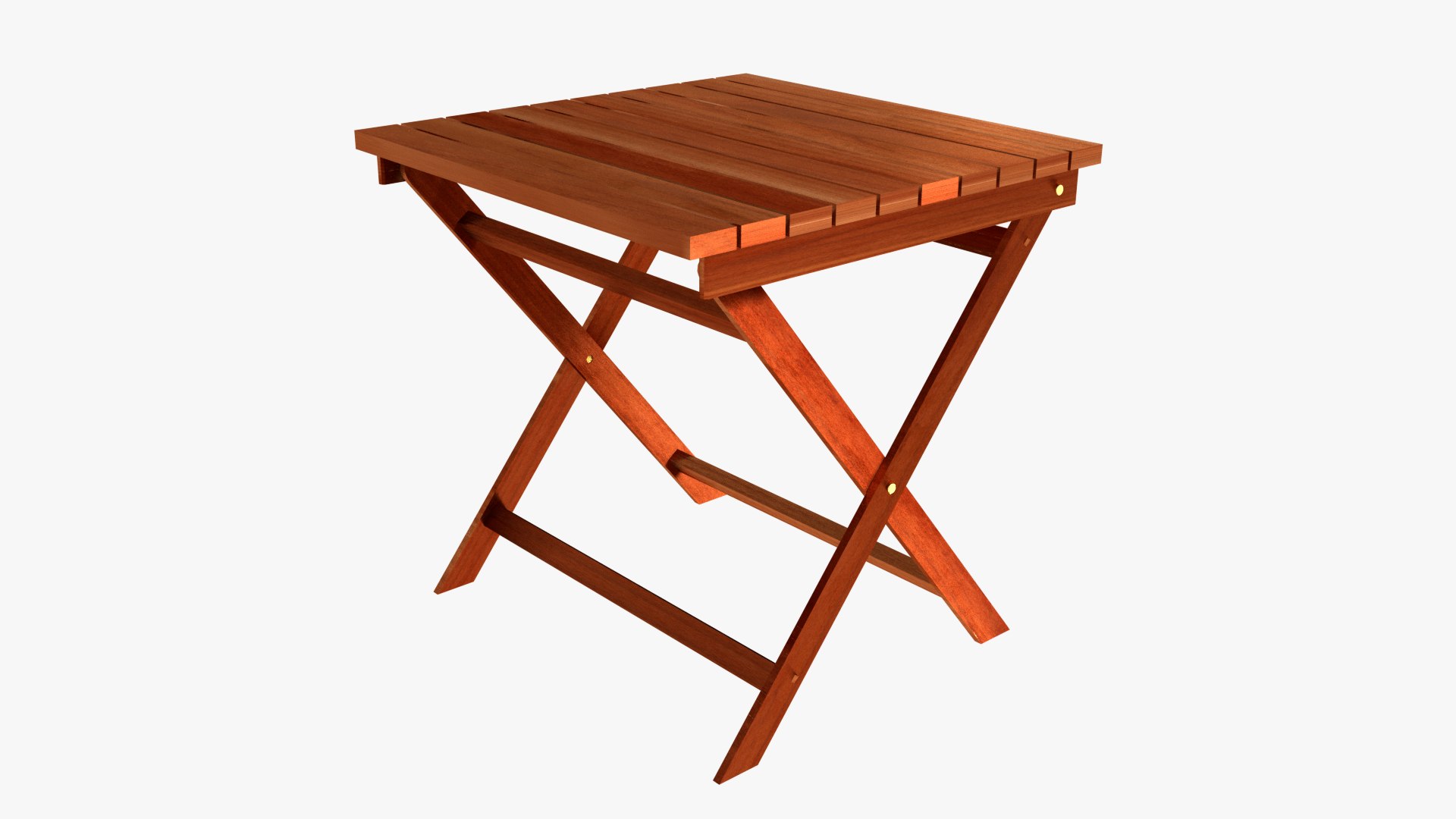 3D Wooden Foldable Table Model - TurboSquid 1963876