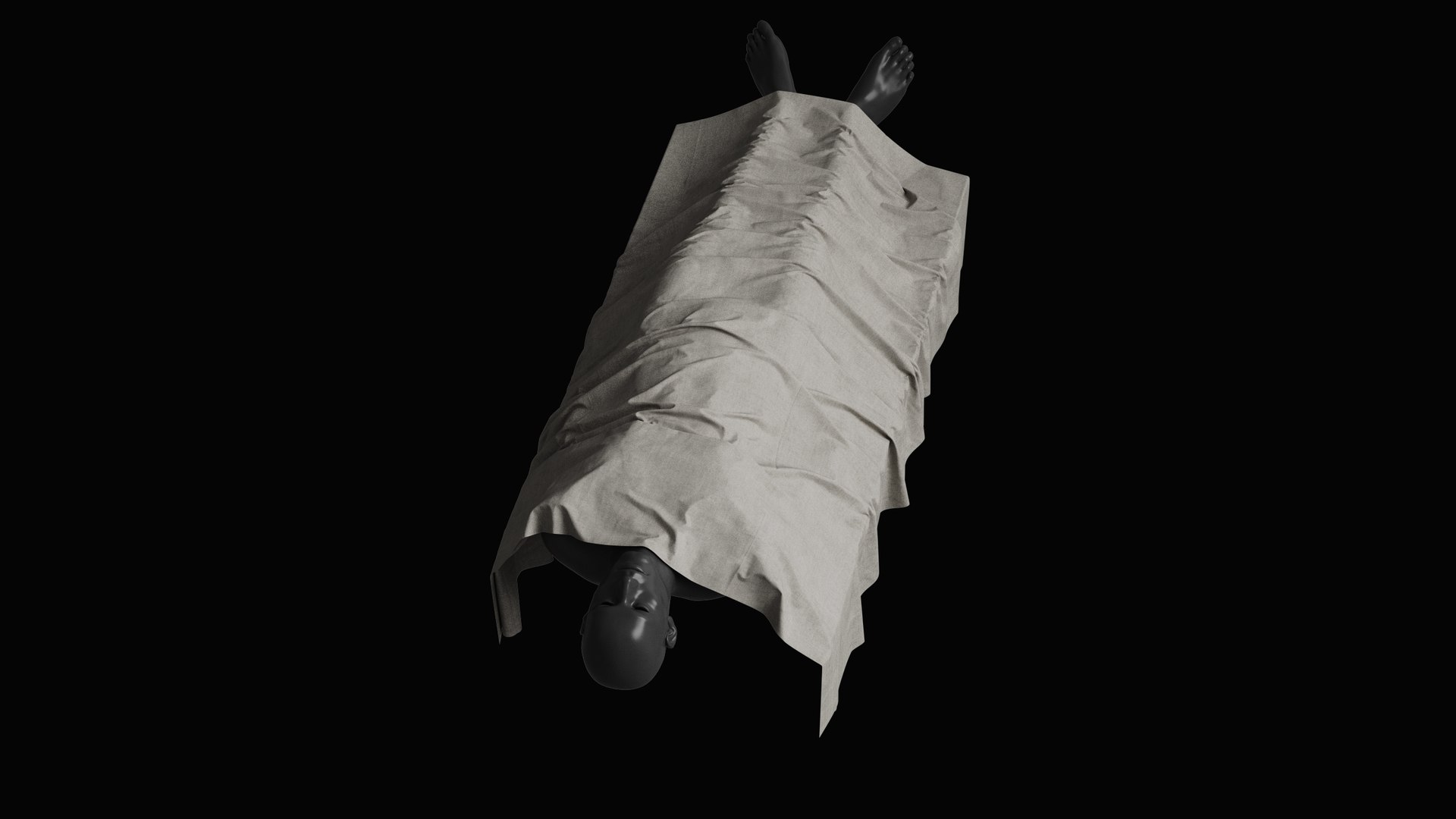 3D Covered Corpse 01 Model - TurboSquid 2368061