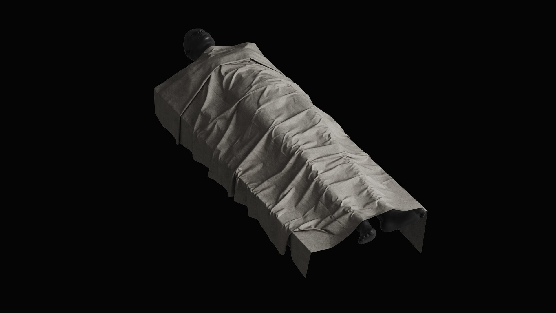 3D Covered Corpse 01 Model - TurboSquid 2368061